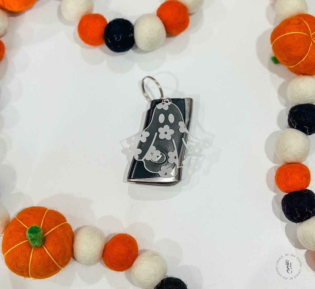Daisy Ghost Halloween Keychain With UV Printed Design | Halloween ...