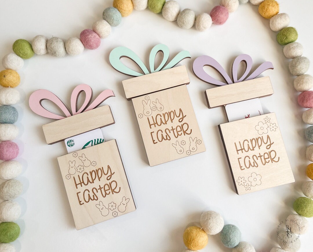 Happy Easter Gift Card Holder | Gifts for A Teachers | Gifts for ...