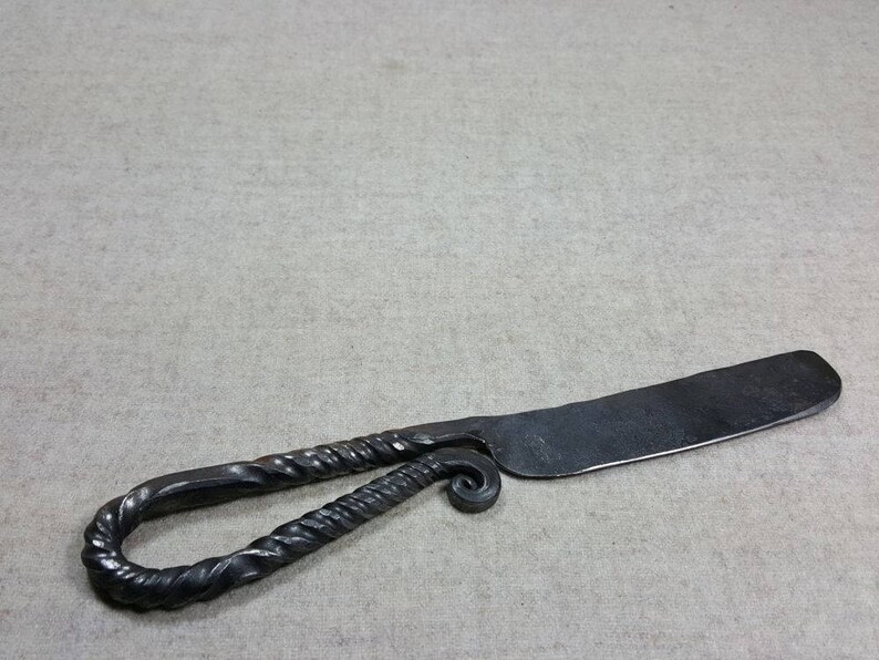 Stumpfes Messer, Buttermesser handgeschmieder, Streichmesser ...
