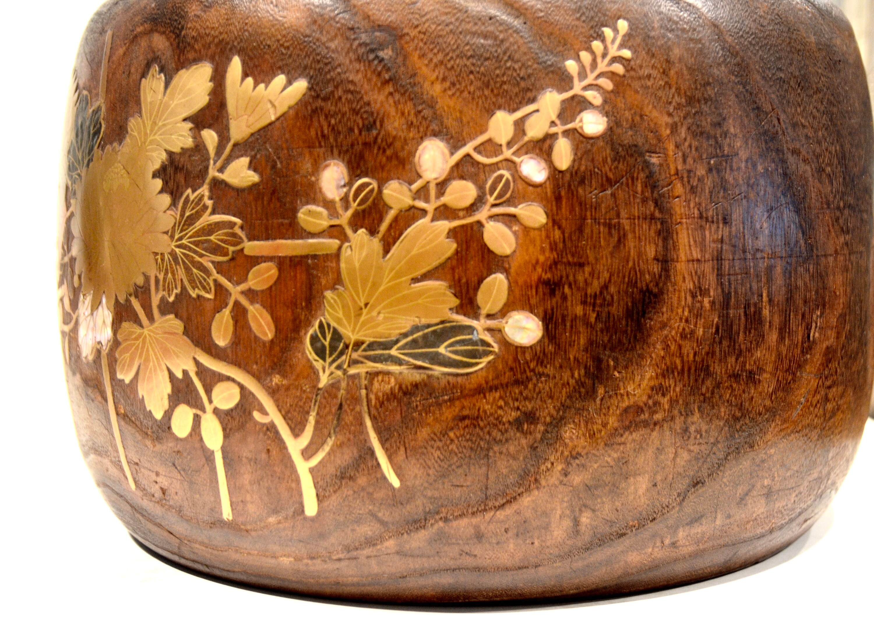 Antique Japanese Kiri Wood Hibachi - Etsy