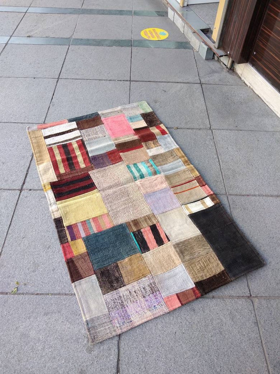 Vintage Patch Rug for Bedroom 150x91 Cm/ 5x3ft - Etsy