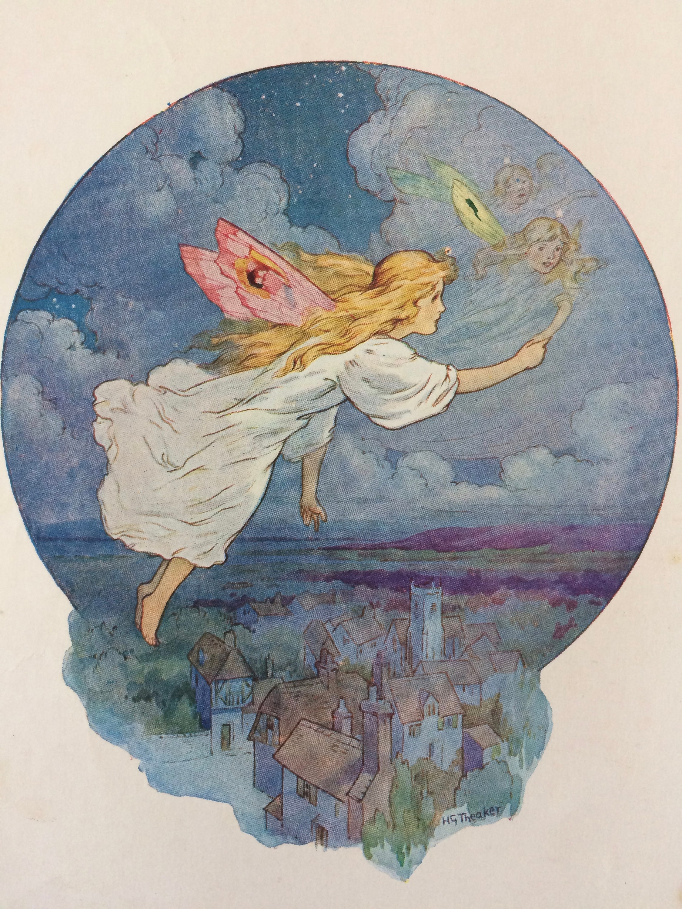 1920 Original Vintage Harry Theaker Water Babies Illustration - Matted ...