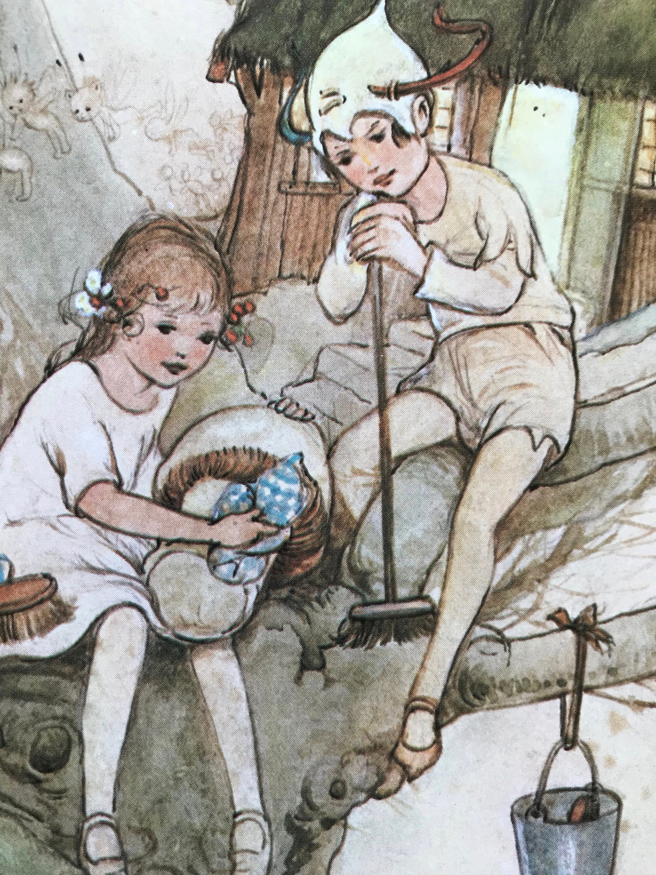 1980 Peter Pan Illustration Original Vintage Print - Nursery Decor ...