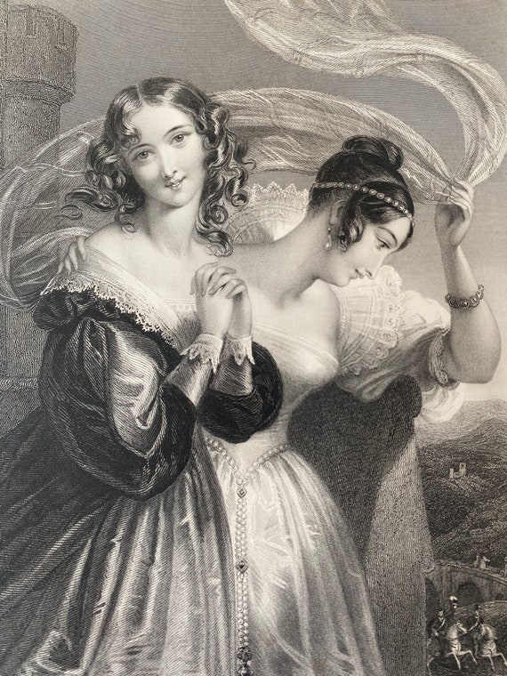 1844 the Arrival by the Countess of Blessington Original - Etsy