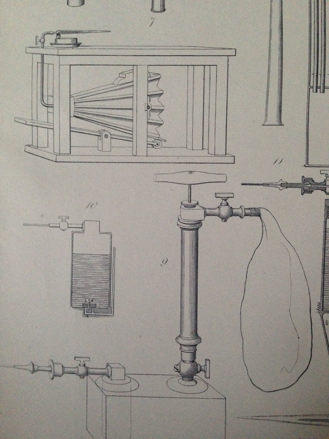 1880 BLOW PIPE Original Antique Steel Engraving Print - Wall Decor ...