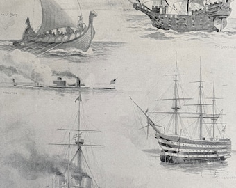 Hms Victory Print - Etsy