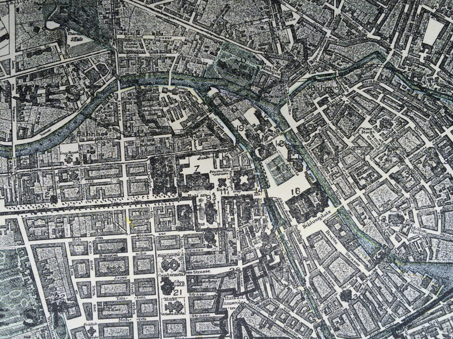 1901 BERLIN Original Antique Map 11 X 14.5 Inches Home - Etsy UK