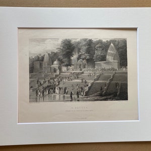 1844 A Suttee, Preparing for the Immolation of a Hindoo Widow Original ...