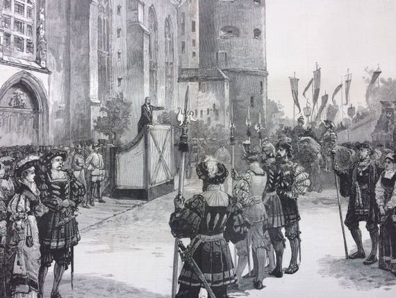1883 the Luther Celebration in Germany Original Antique | Etsy