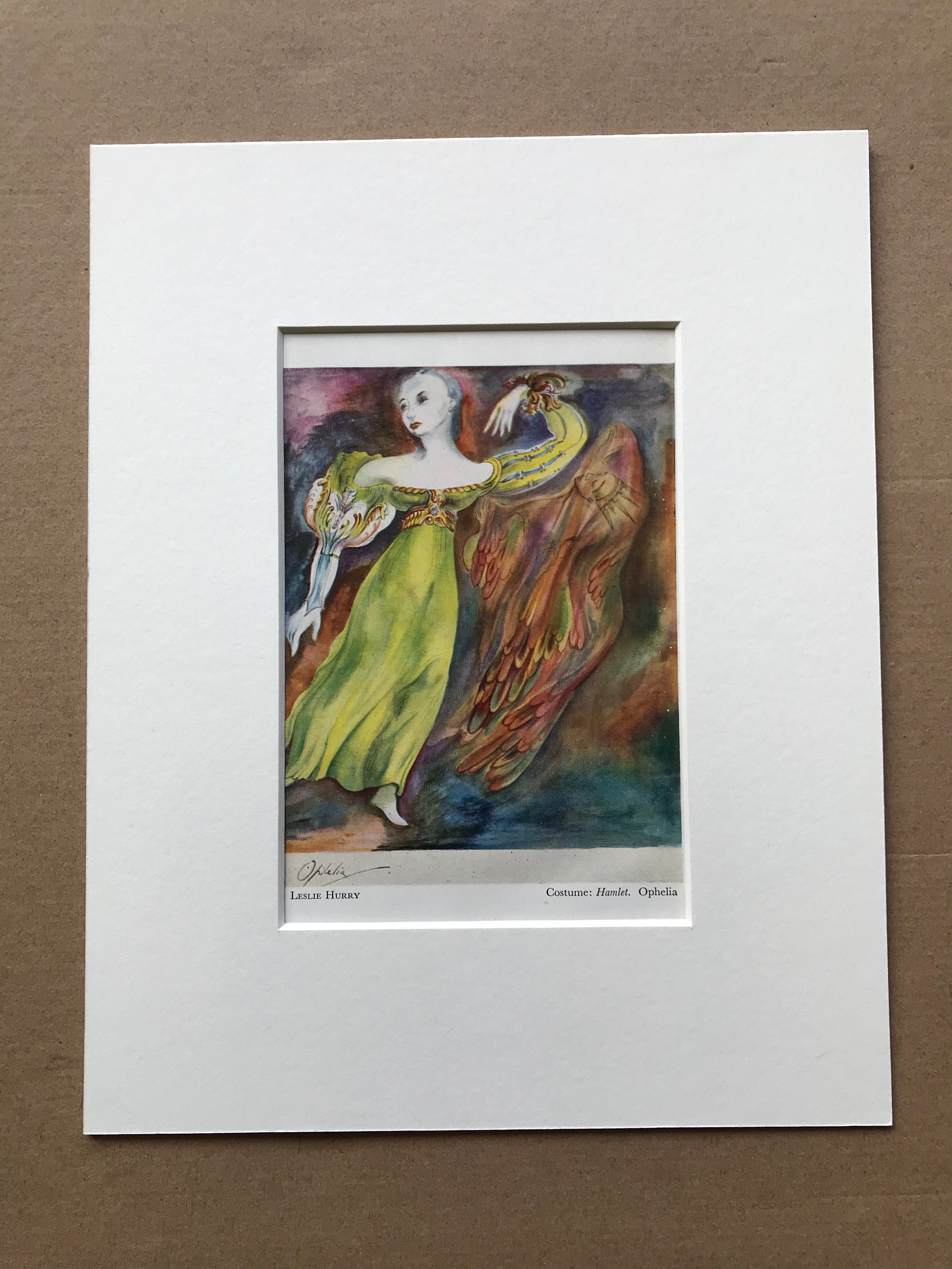 1945 Ballet - Hamlet - Ophelia Original Vintage Print - Ballet Dancer ...