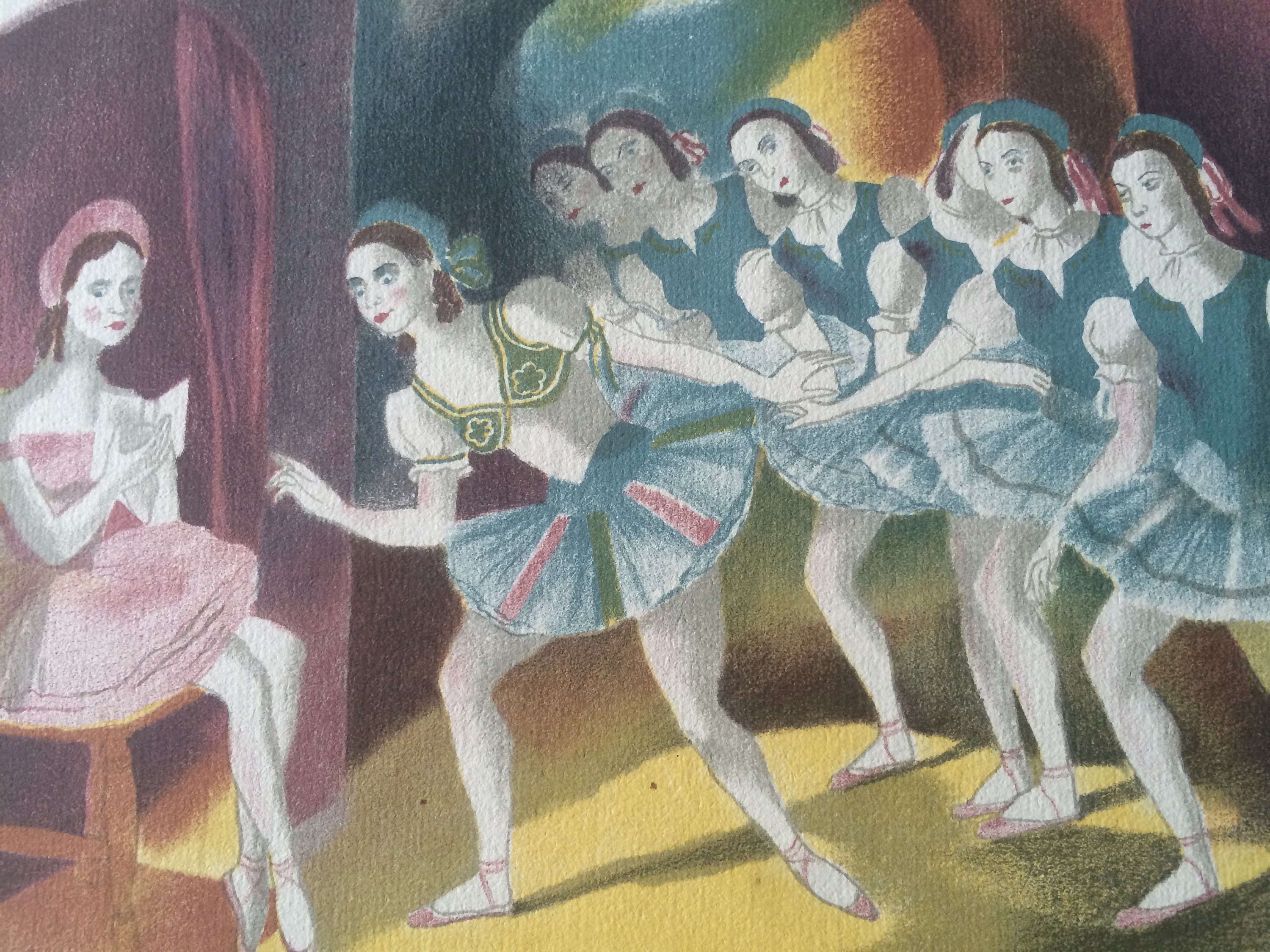 1945 Ballet Original Vintage Print - Coppelia - Mounted and Matted ...