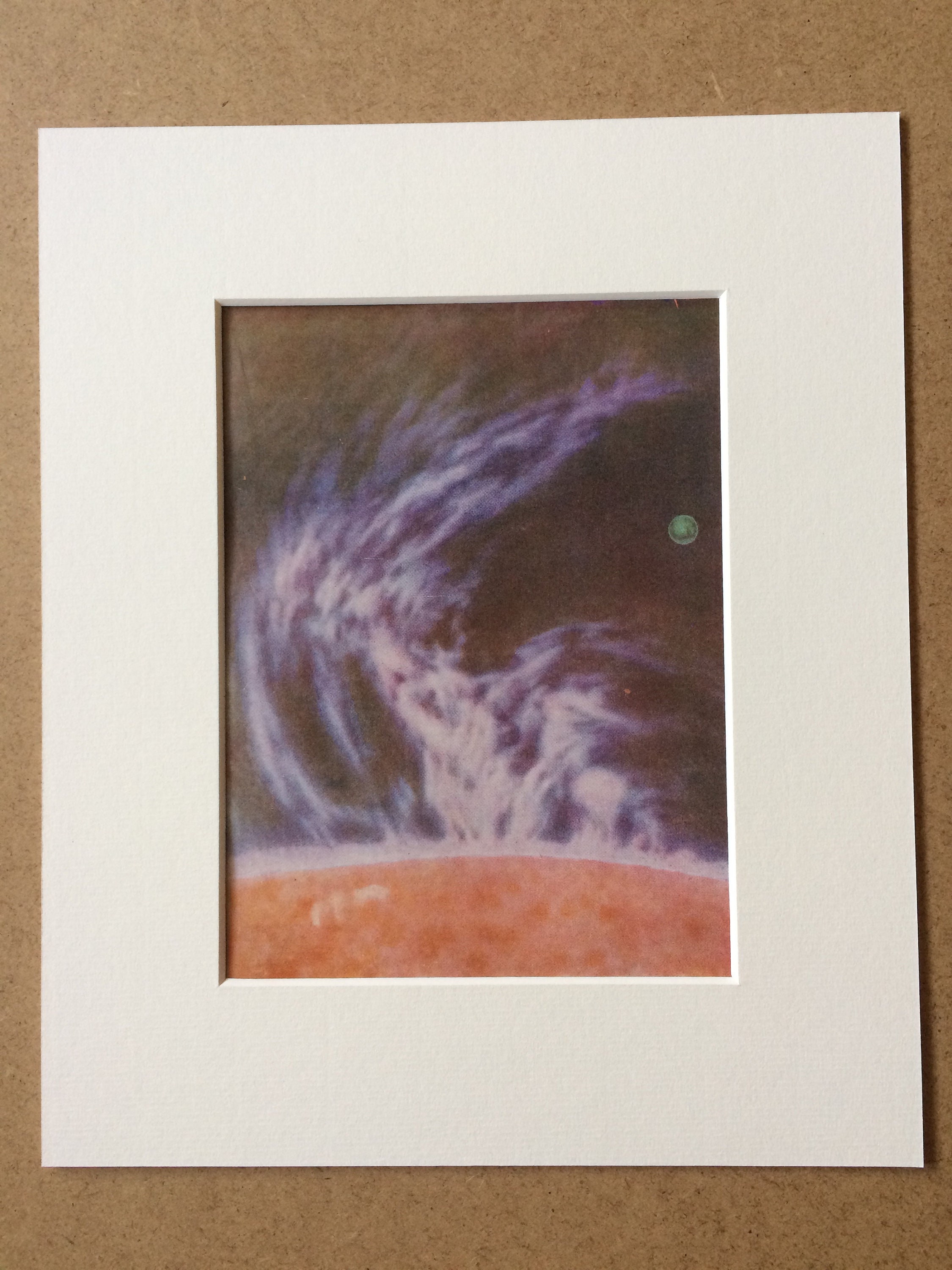 1940s Immense Eruption of a Solar Prominence Original Vintage Print ...