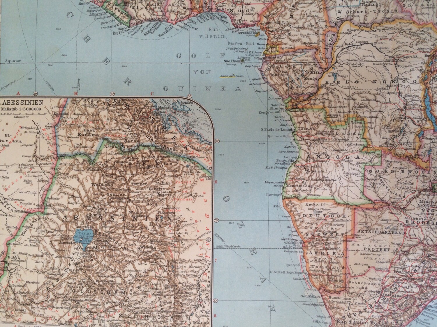 Africa Map 1914