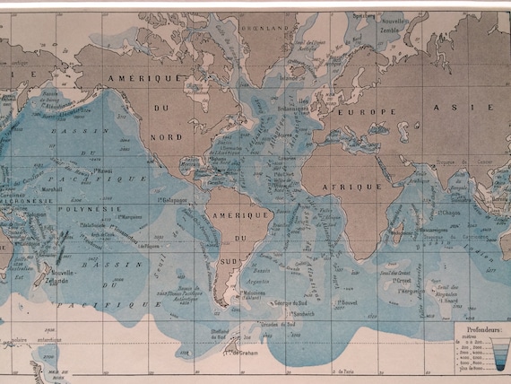 Oceanography Map