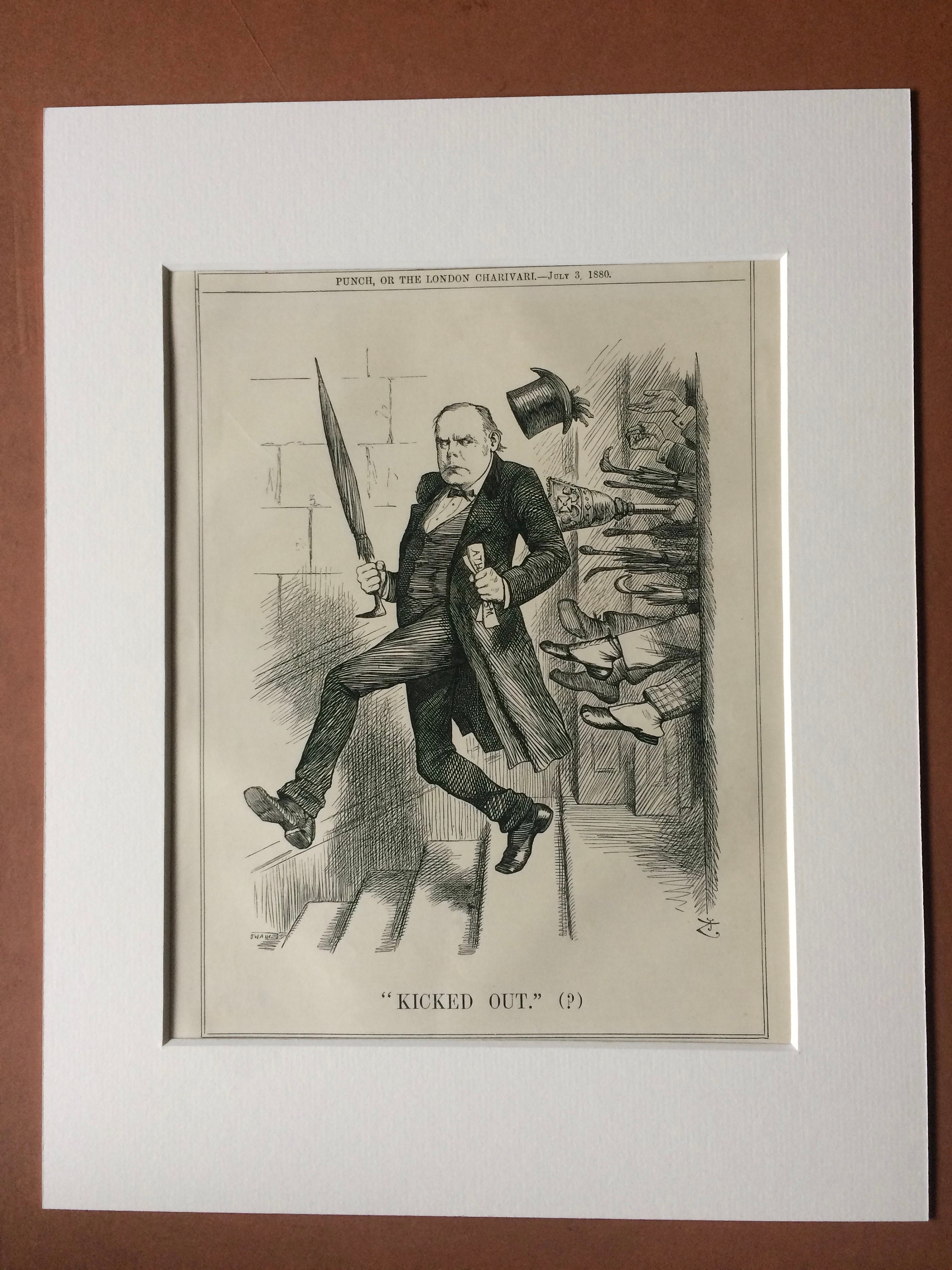 1880 Original Antique Political Satire Print - Punch or the London ...