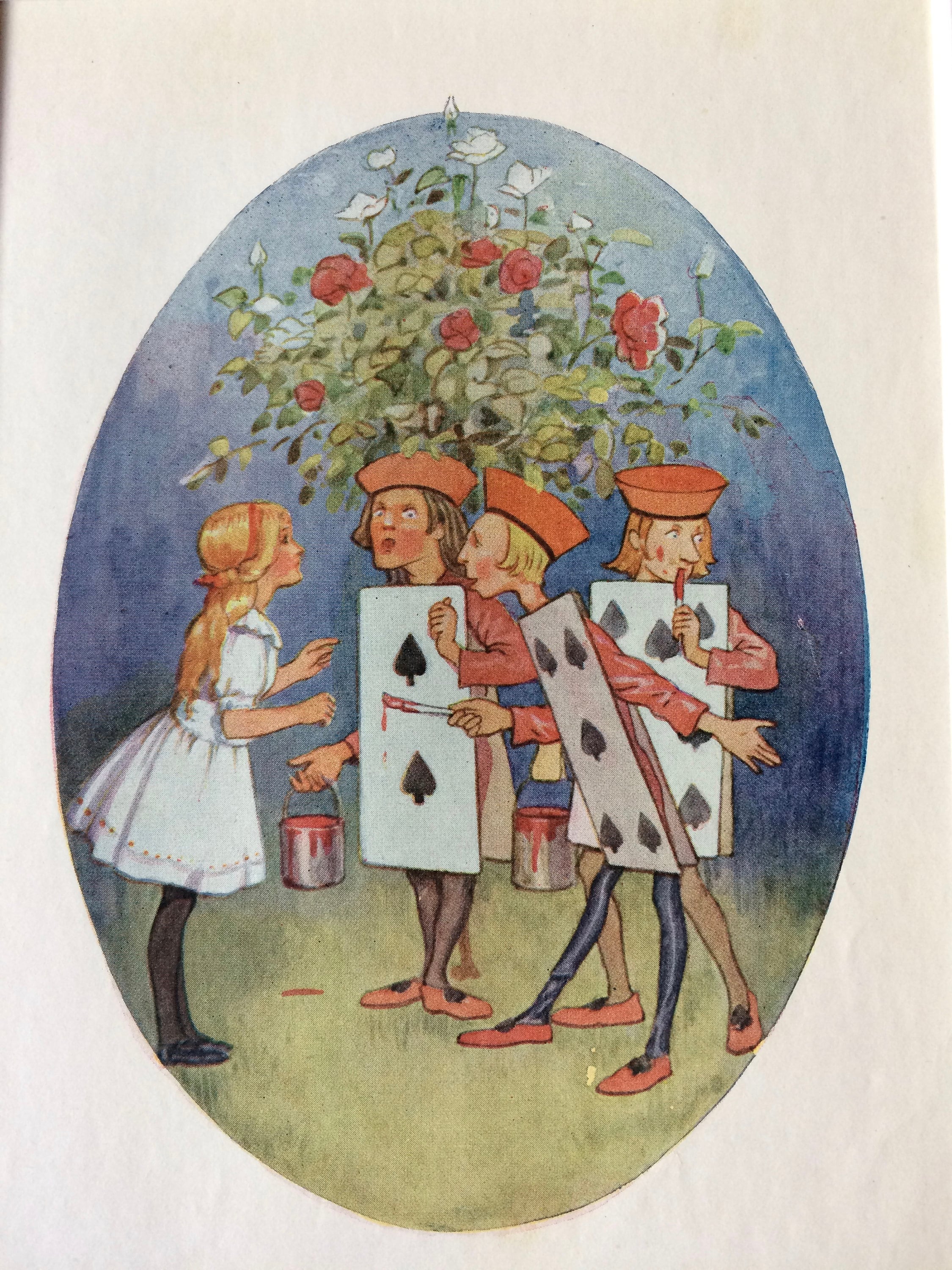 1922 Alice in Wonderland Original Vintage Margaret Tarrant Illustration ...