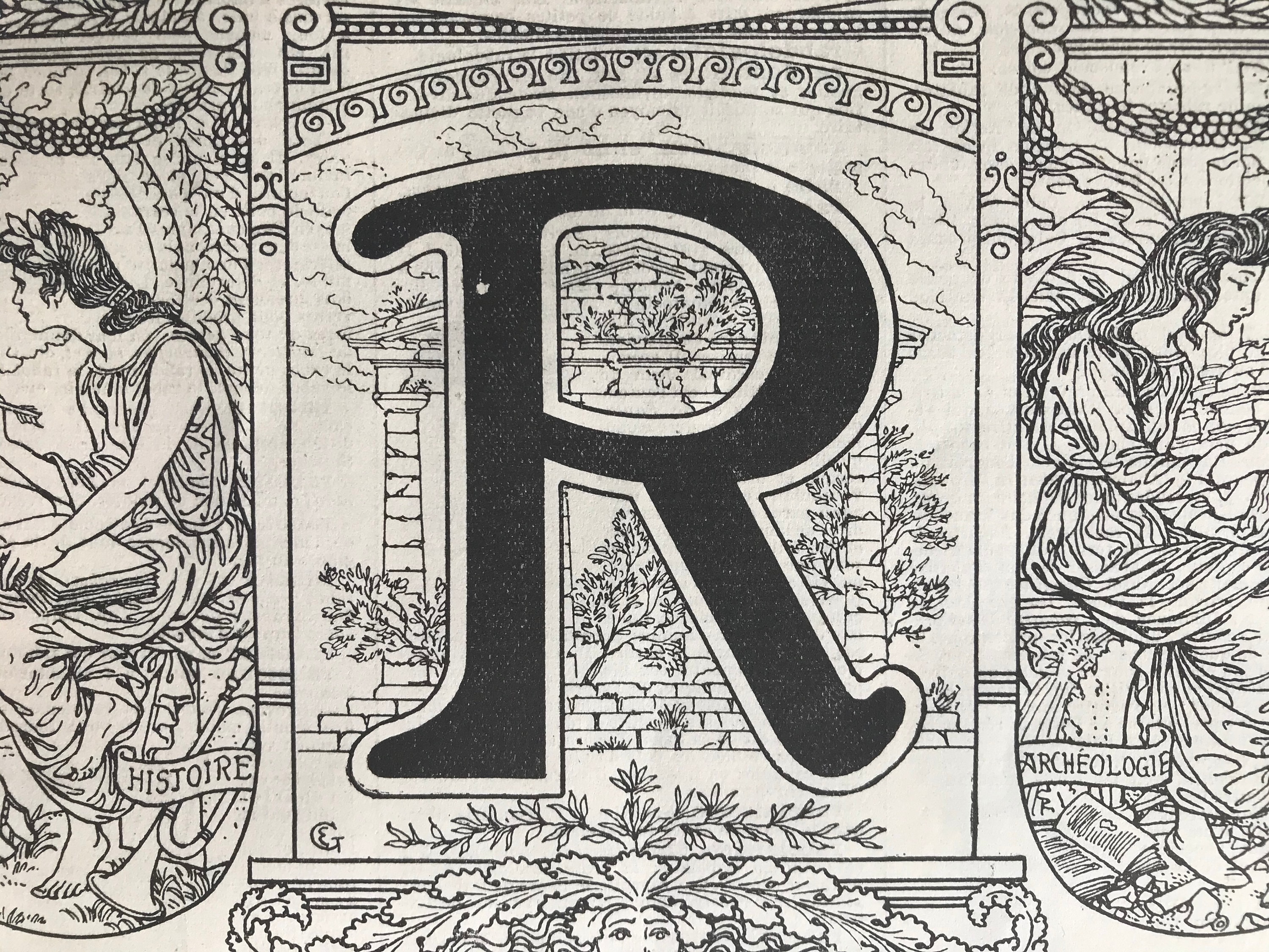 Decorative Letter R