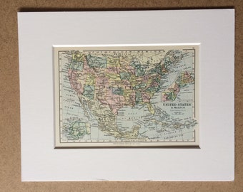 1855 Colton's Map of the United States - Etsy