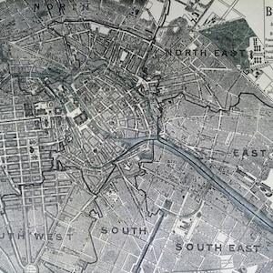 1901 BERLIN Original Antique Map 11 X 14.5 Inches Home - Etsy UK