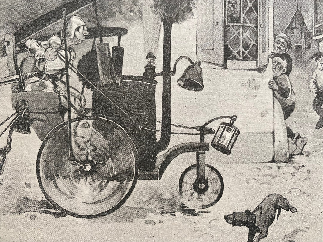 1903 the Evolution of the Motor Car the Medieval Voiturette Original ...