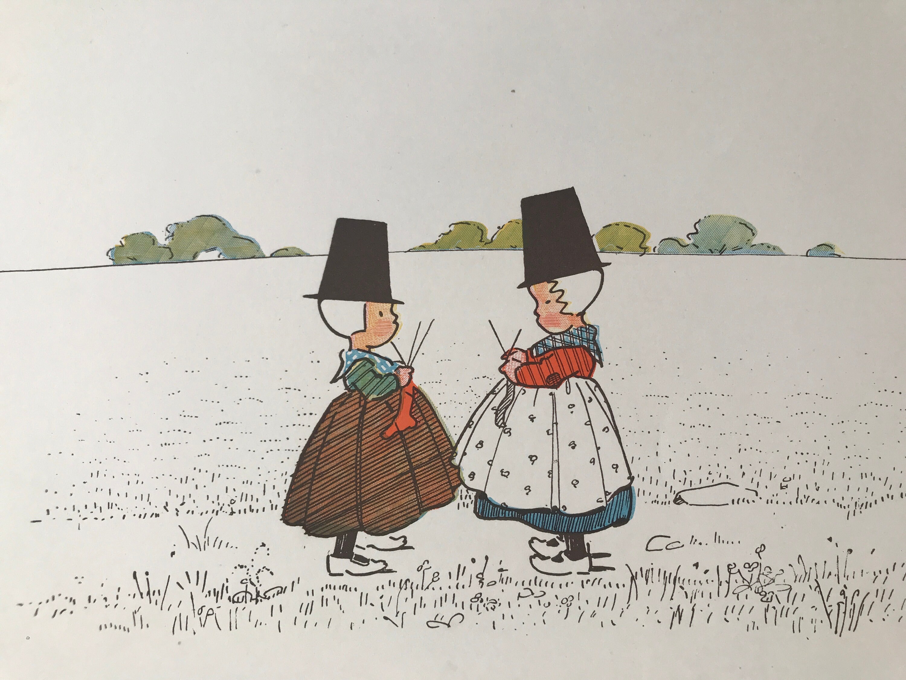 1898 Children of Wales 'A Morning Gossip' Original Antique Edith ...