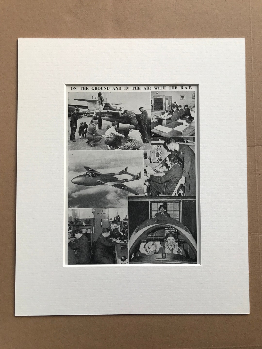 1940s on the Ground and in the Air With the RAF Original Vintage Print ...