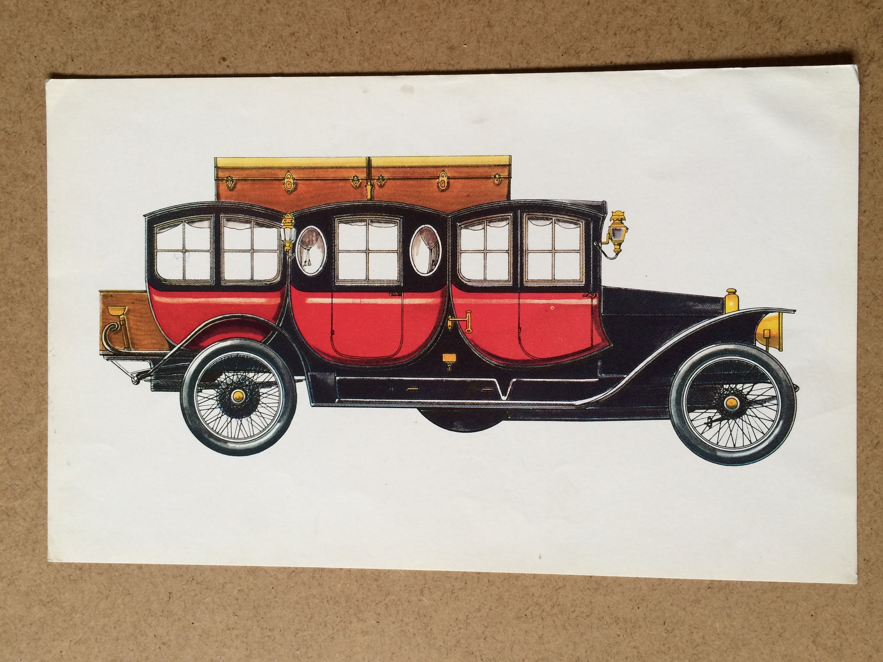 Original Vintage Veteran Car Print - Gregoire 1913 - Automobile - Motor ...