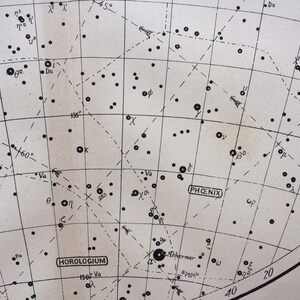 1896 Original Large Antique Star Map for Anno 1880 - 14 X 18 Inches ...