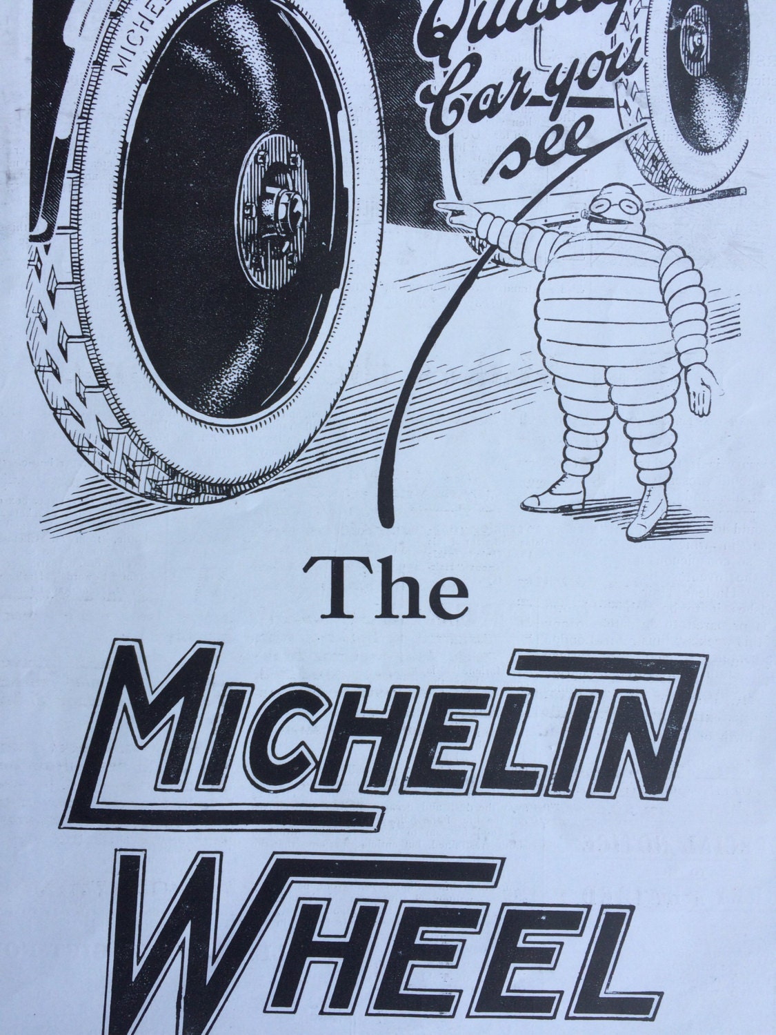 1920 MICHELIN Original Vintage Advertisement from the illustrated ...