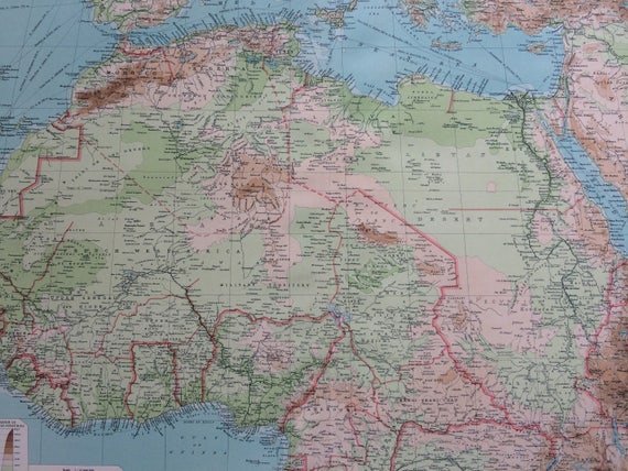 Physical Map Of North Africa Test Your Geography Knowledge Africa: