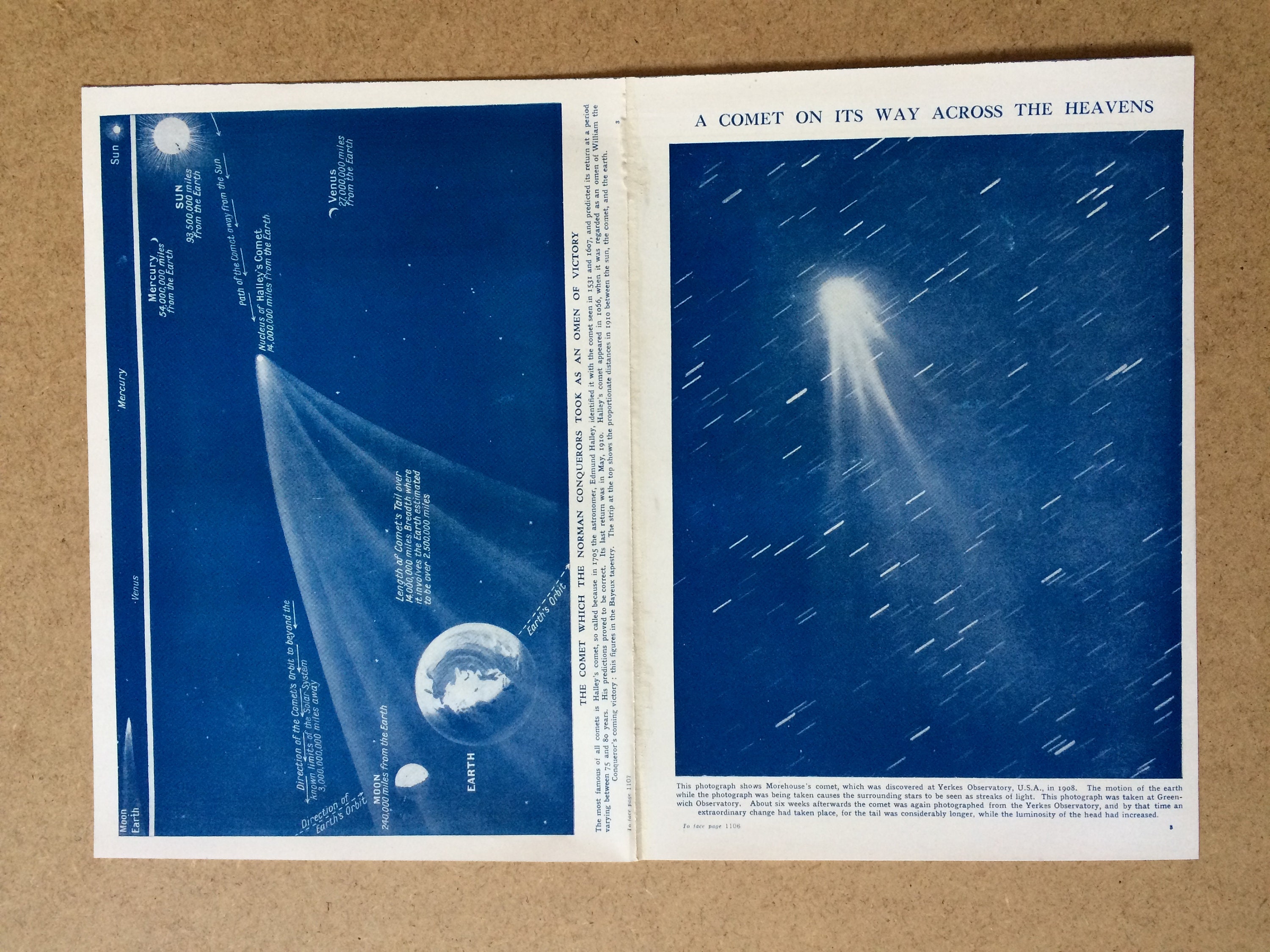 1940s The Earth's Rare Visitors from Space - Some Comets that have come ...
