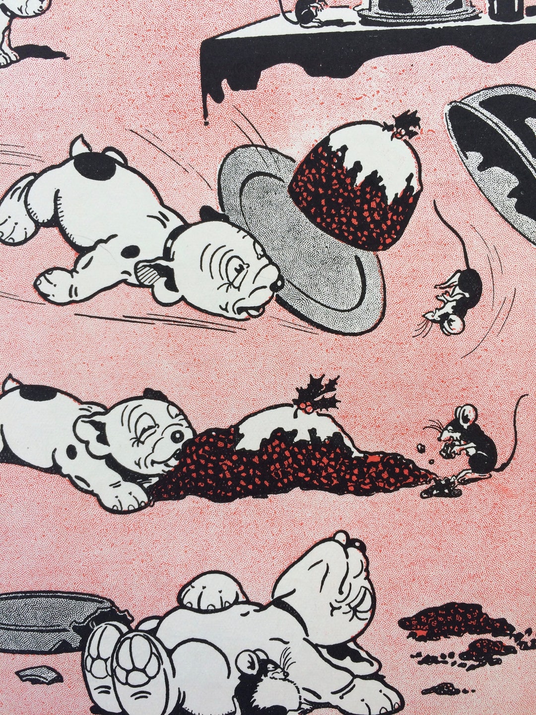 1921 Cute Bonzo Puppy Original Antique Print Sweet Playful - Etsy