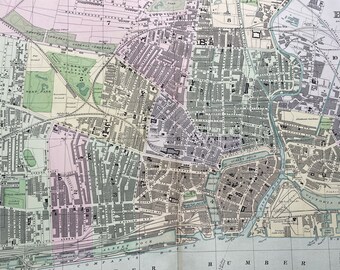 Antique Hull Map - Etsy