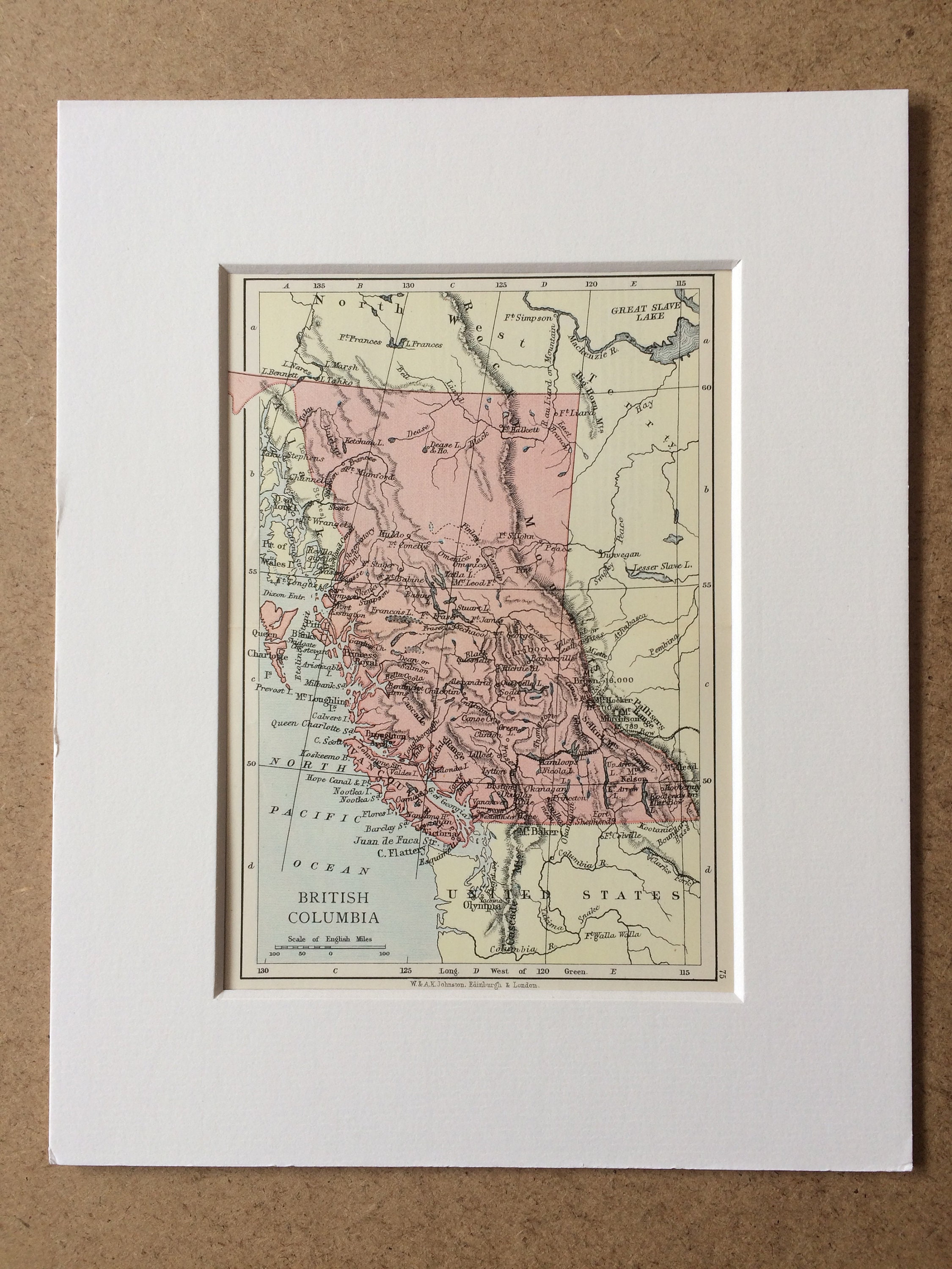 British Columbia World Map