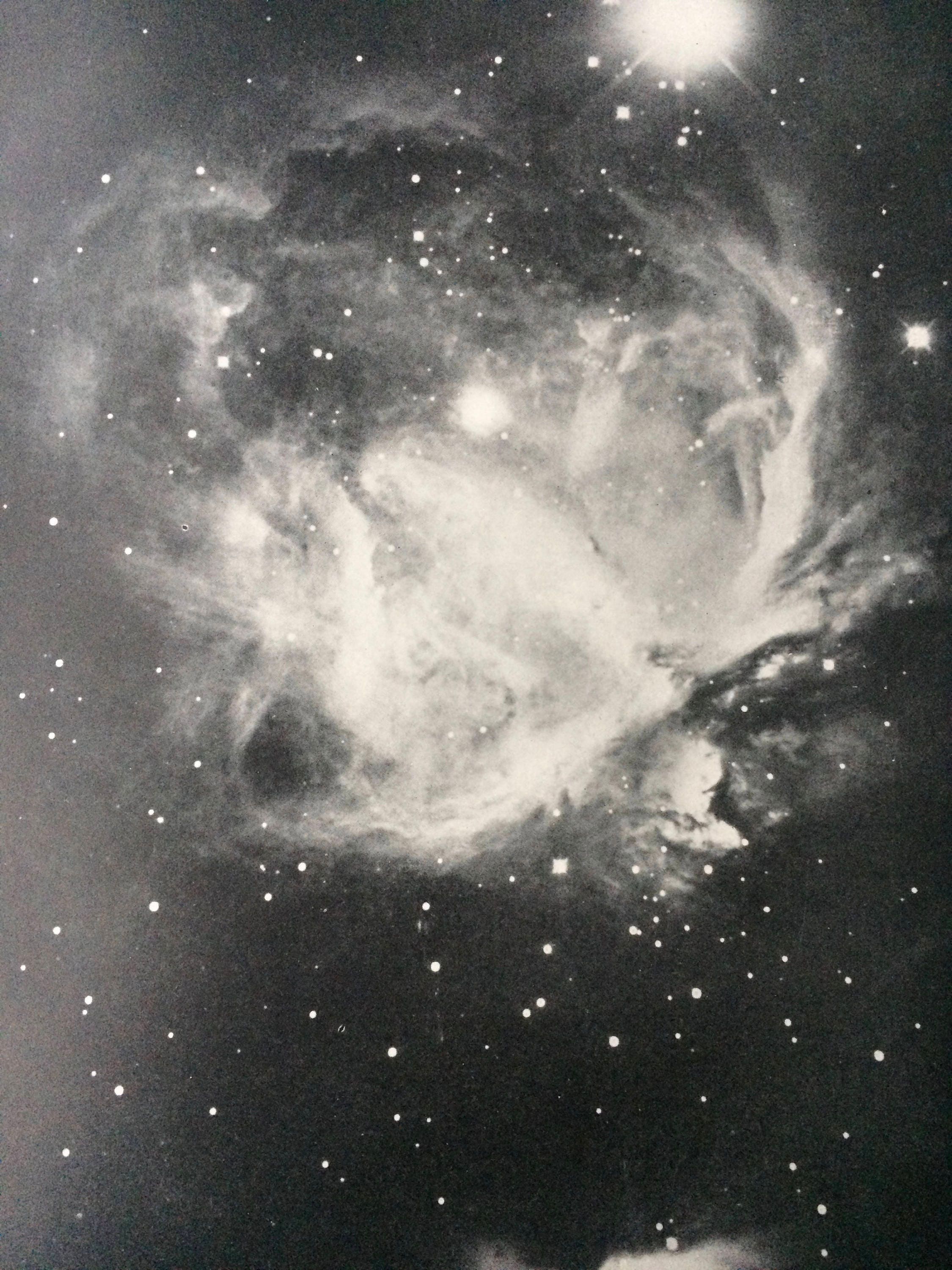 1910 The Great Nebula in Orion Original Antique print - mounted and ...