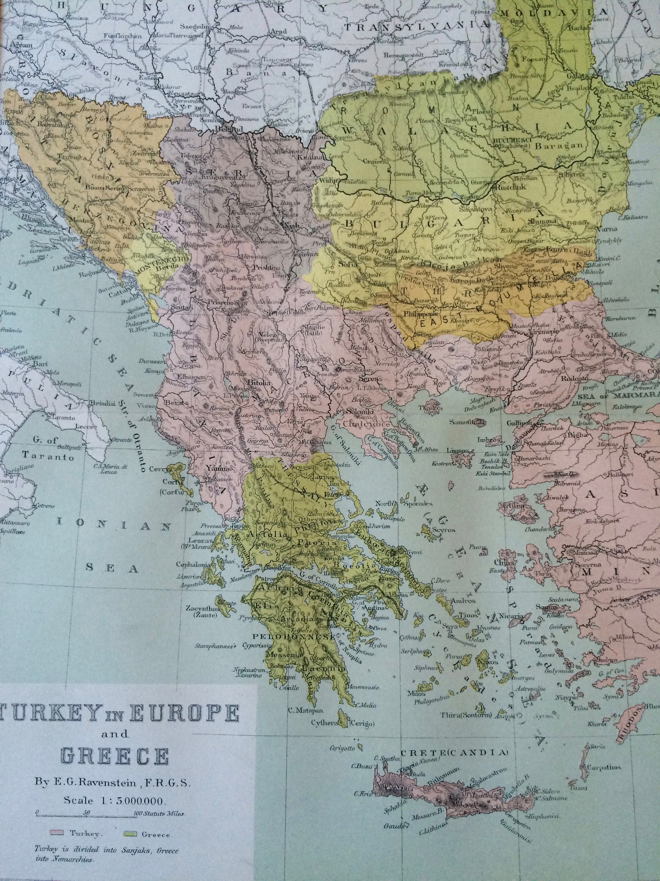 Ottoman Empire Map 1900