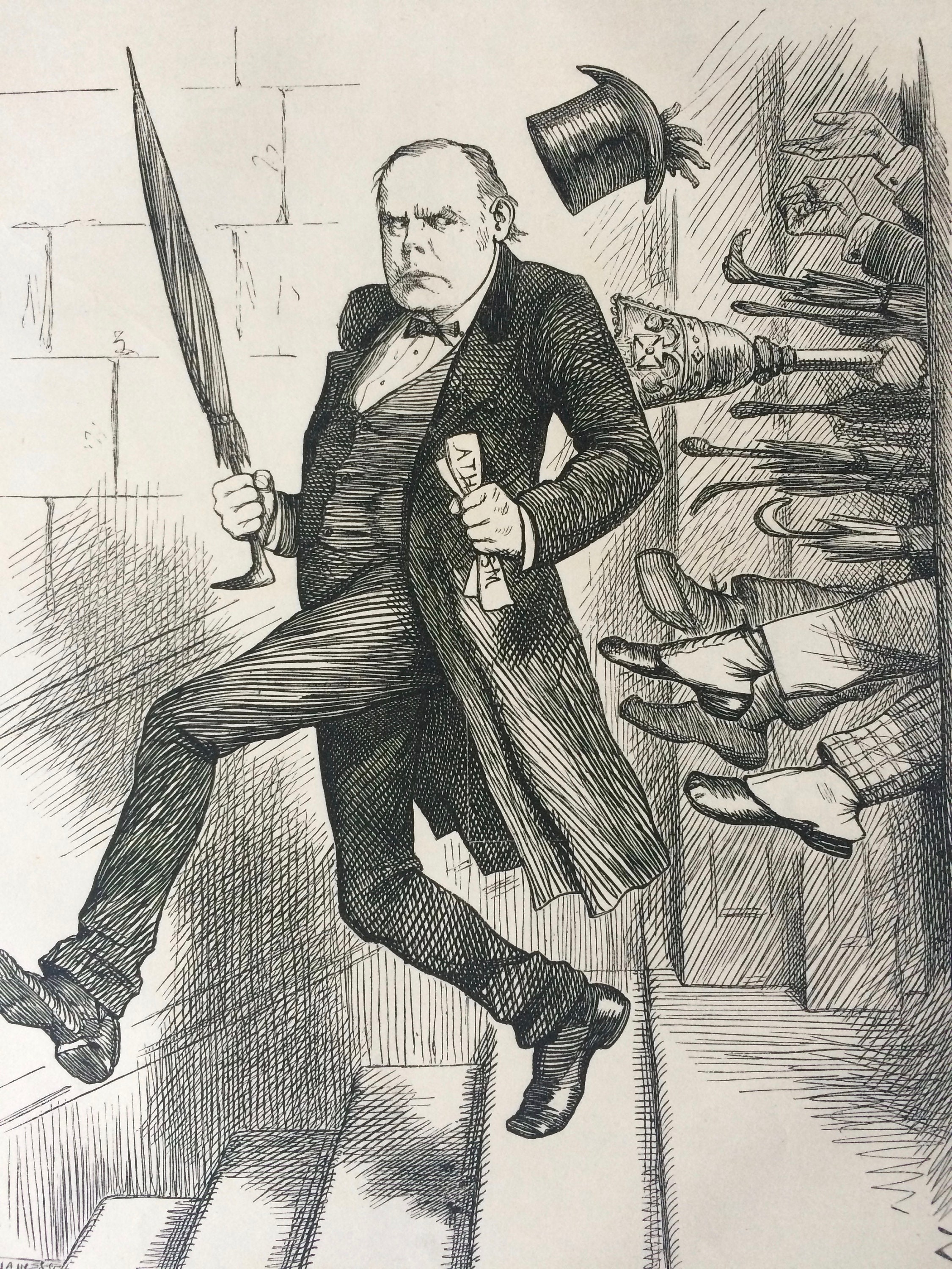 1880 Original Antique Political Satire Print - Punch or the London ...