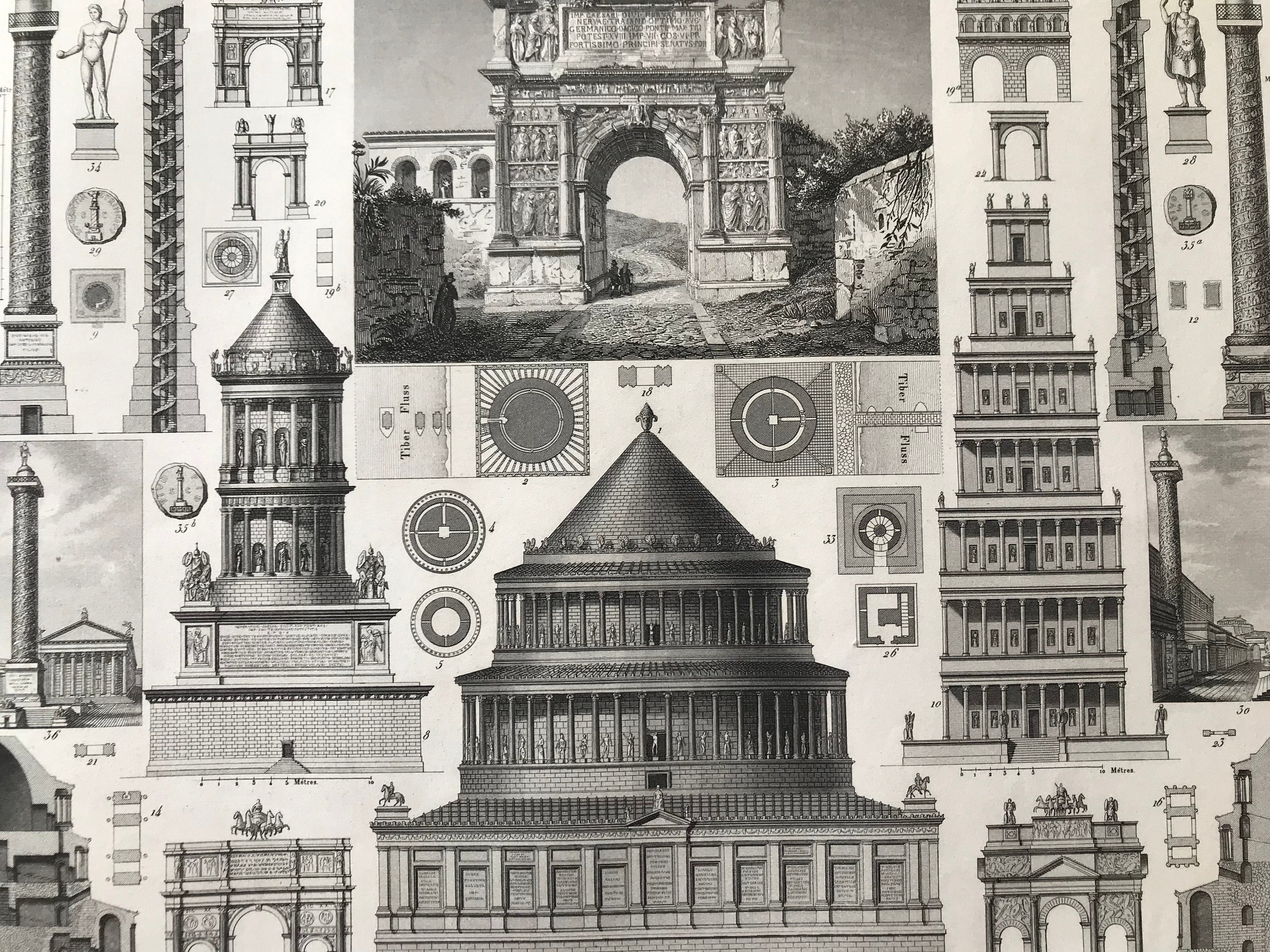 Roman Architecture Drawing