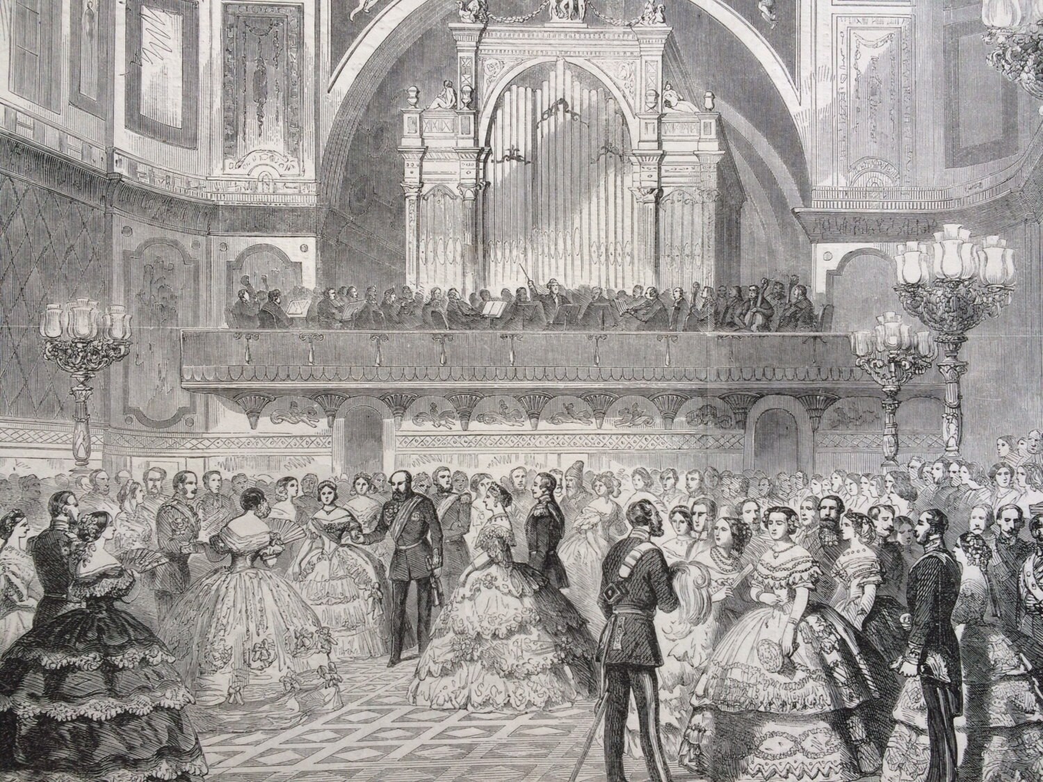 1858 Queen Victoria - Her majesty's state ball at Buckingham Palace ...