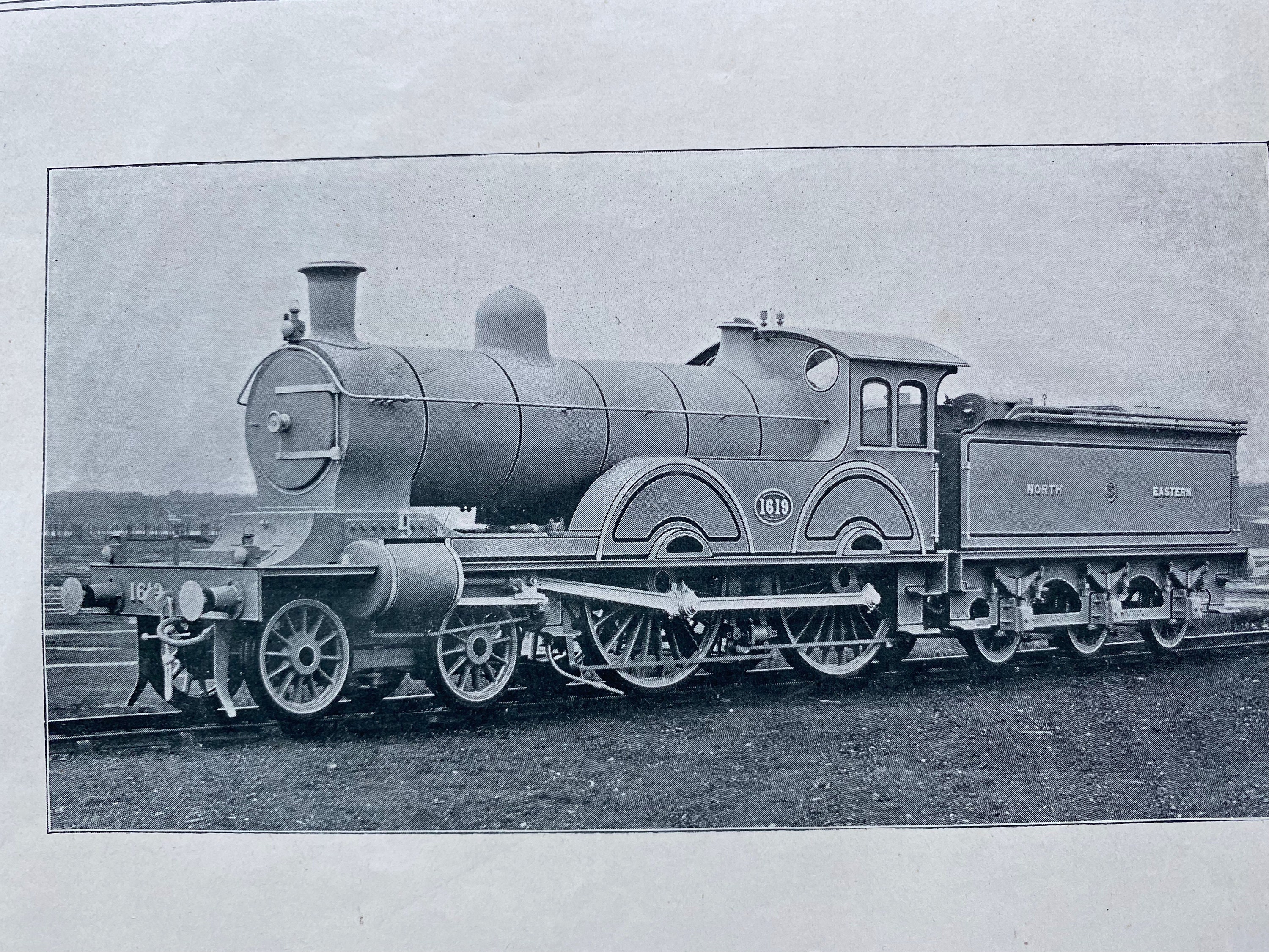 1898 Locomotive the Latest Compound Original Antique Print - Etsy