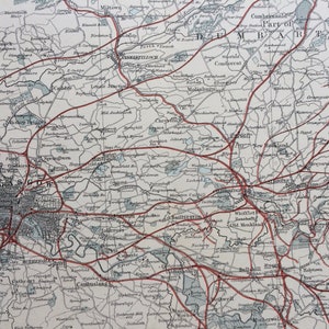 1883 Mineral Districts of Lanarkshire and Linlithgowshire Large ...