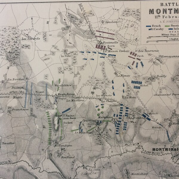 Napoleonic Wars Map - Etsy