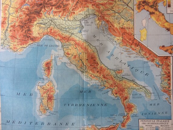 Italian Peninsula On World Map