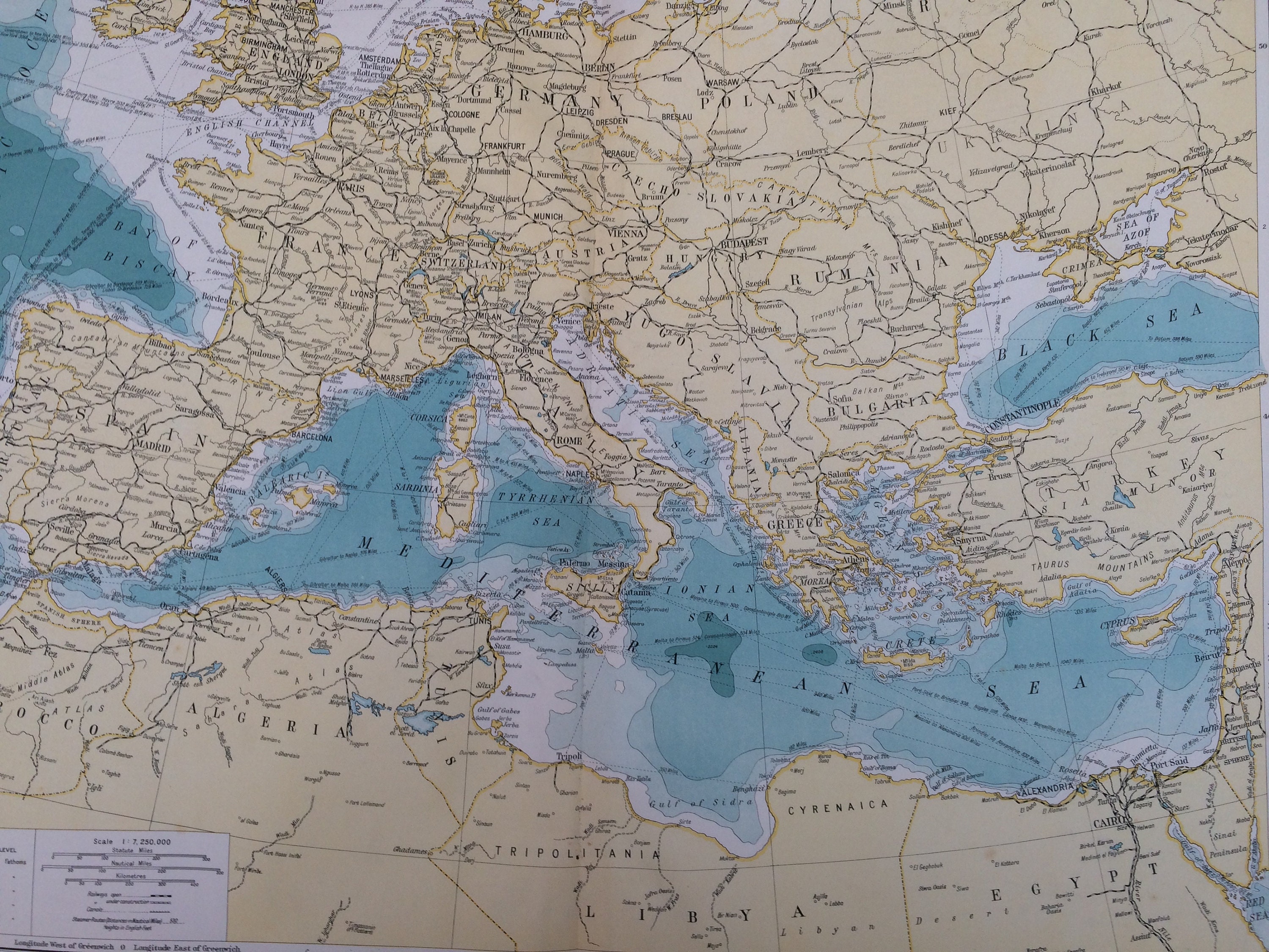 Mediterranean Sea World Map