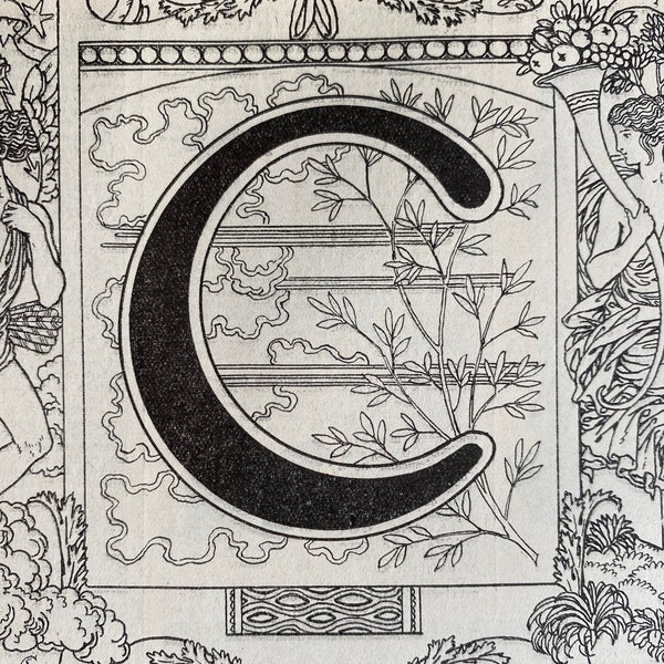 Letter C Wall Art - Etsy UK