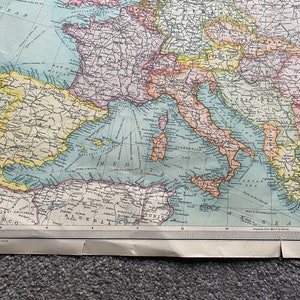 1922 Europe Large Original Antique Times Atlas Political Map - Large ...