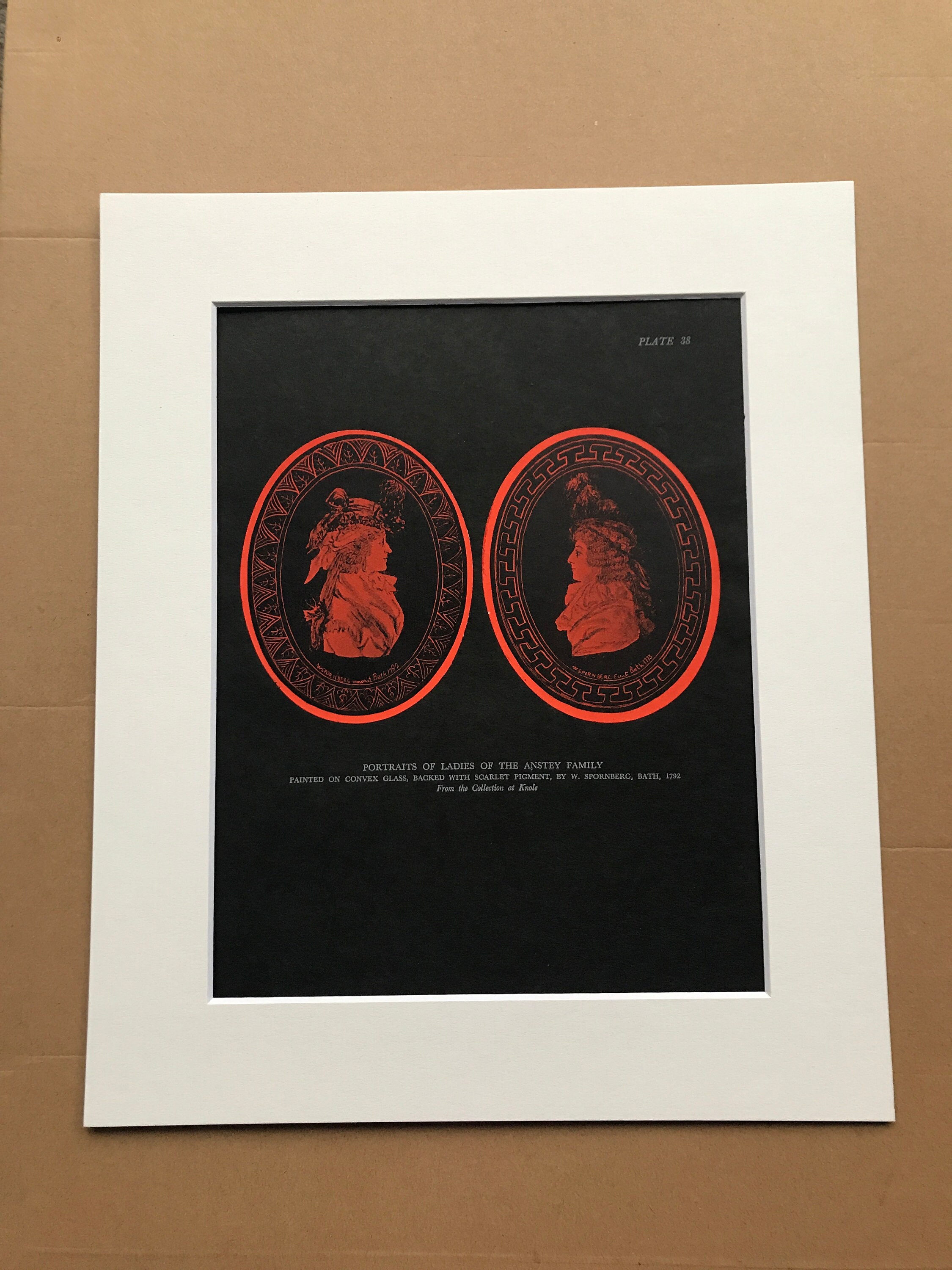 1938 Portraits of members of the Anstey Family Original | Etsy