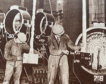 Electricity Mounted and Matted Physics Available Framed Science 1932 A ...