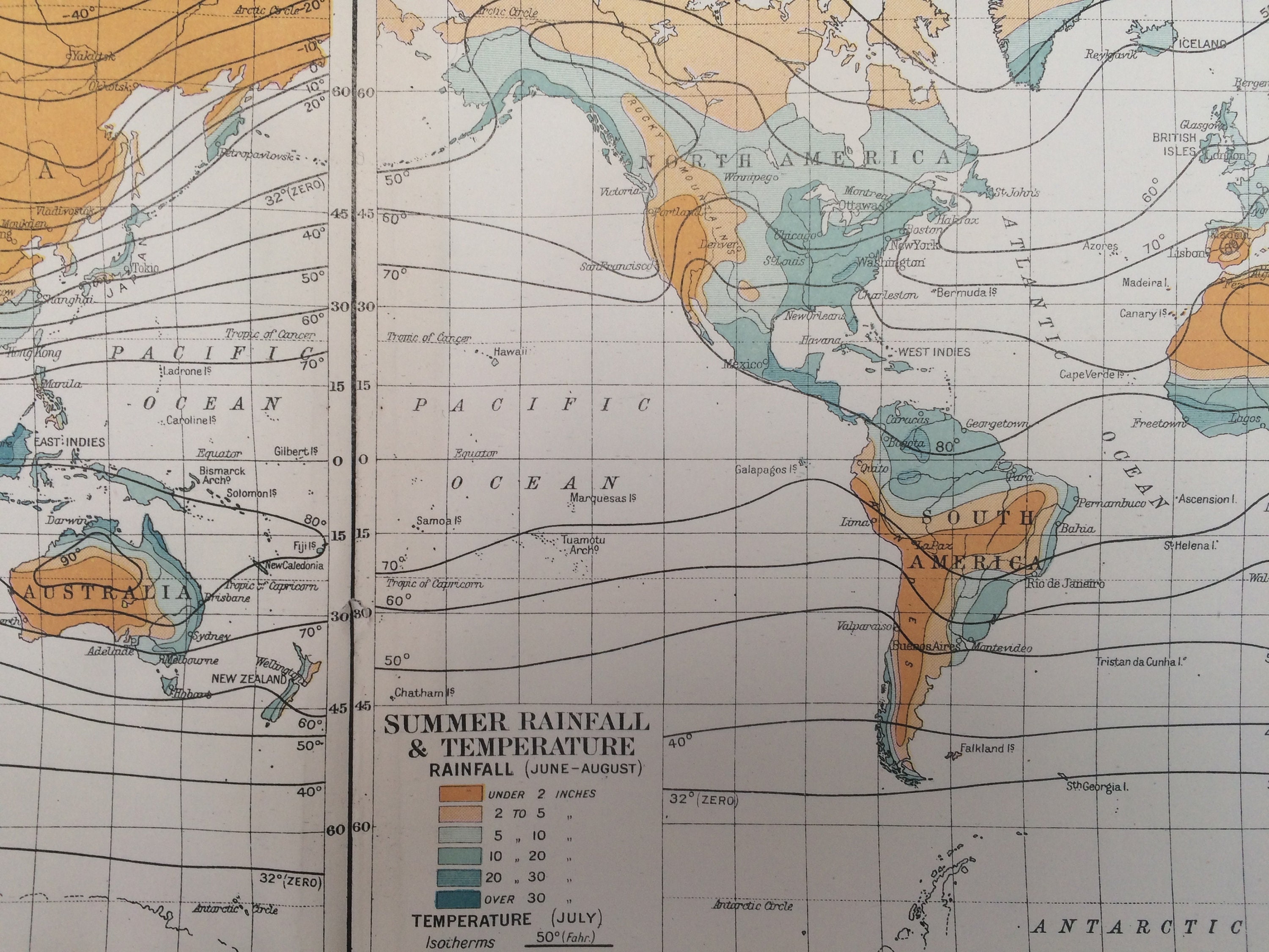 1920 The World Extra Large Original Antique World Map with inset maps ...