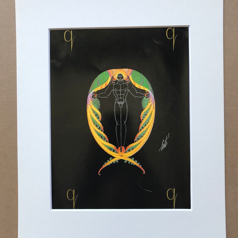 Erte Letter A - Etsy